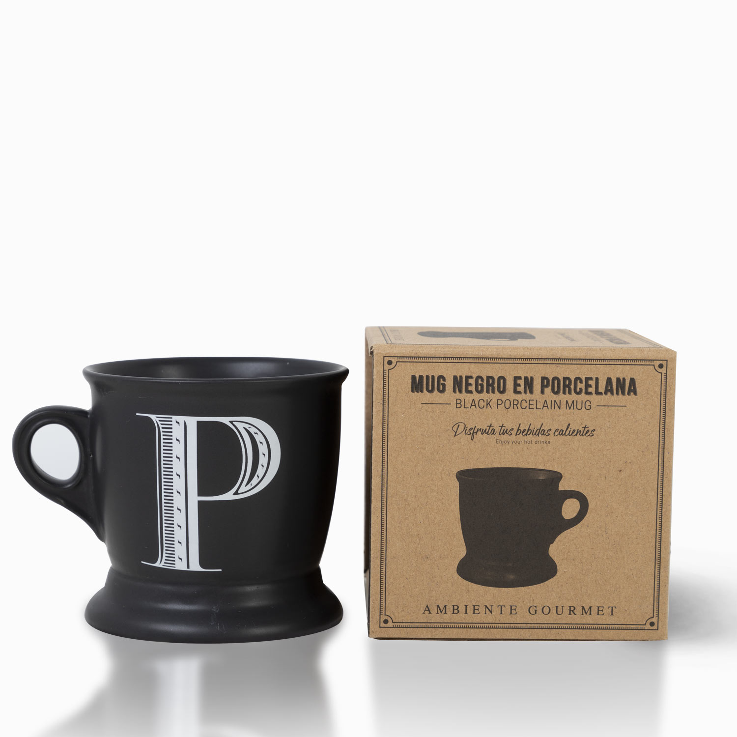 Mug p negro | Ambiente Gourmet