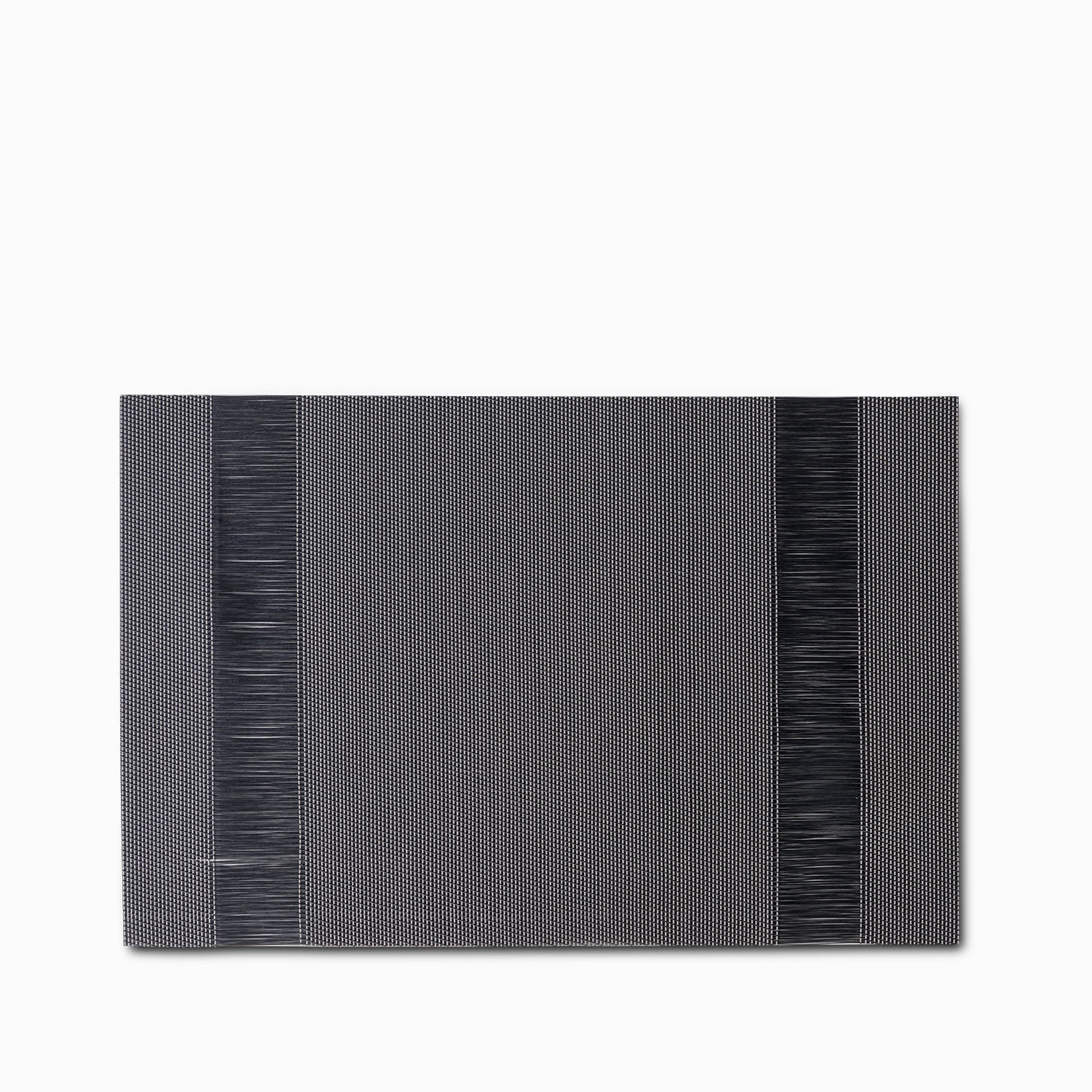 Individual franjas negro pvc | Ambiente Gourmet