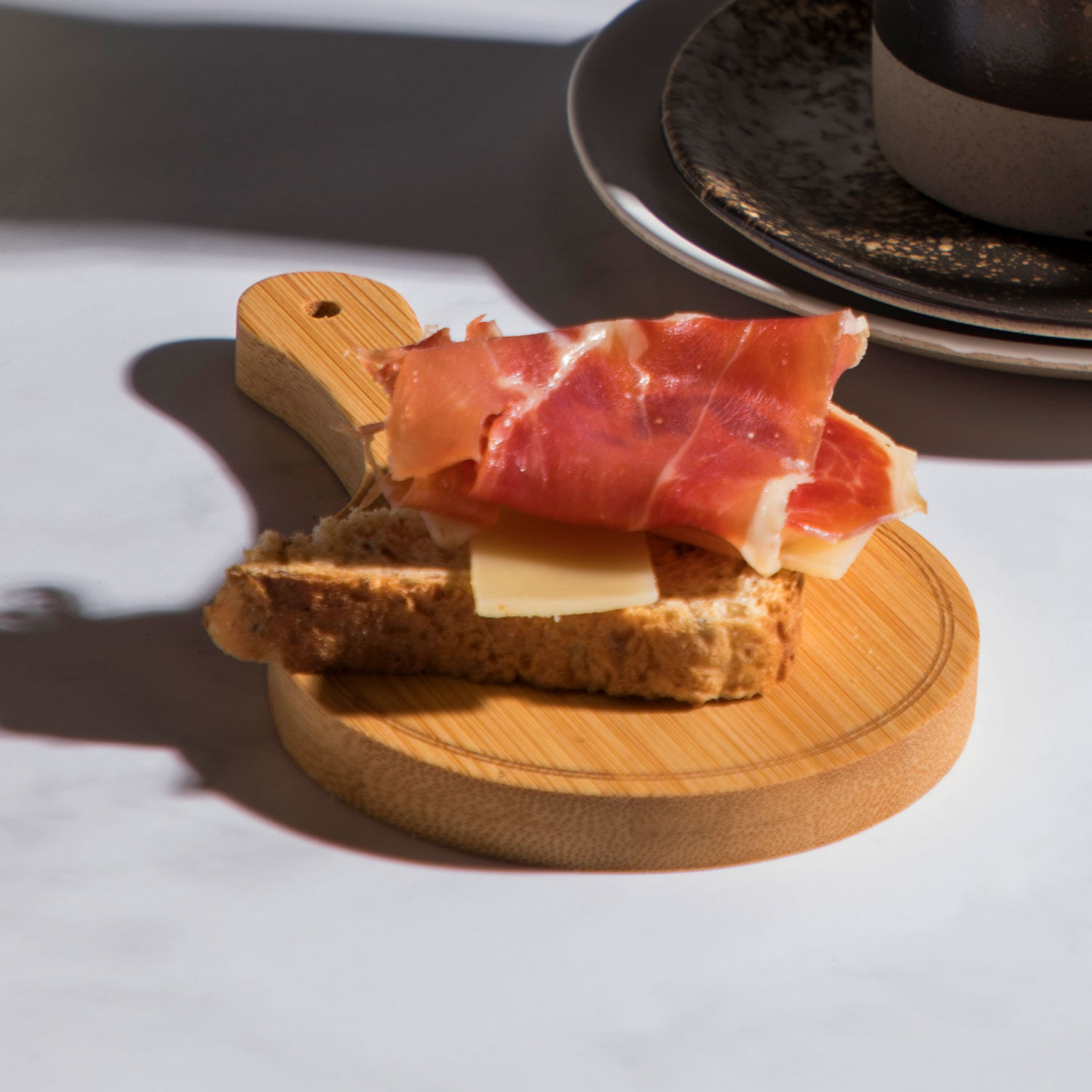 Mini tabla en bambu redonda | Ambiente Gourmet