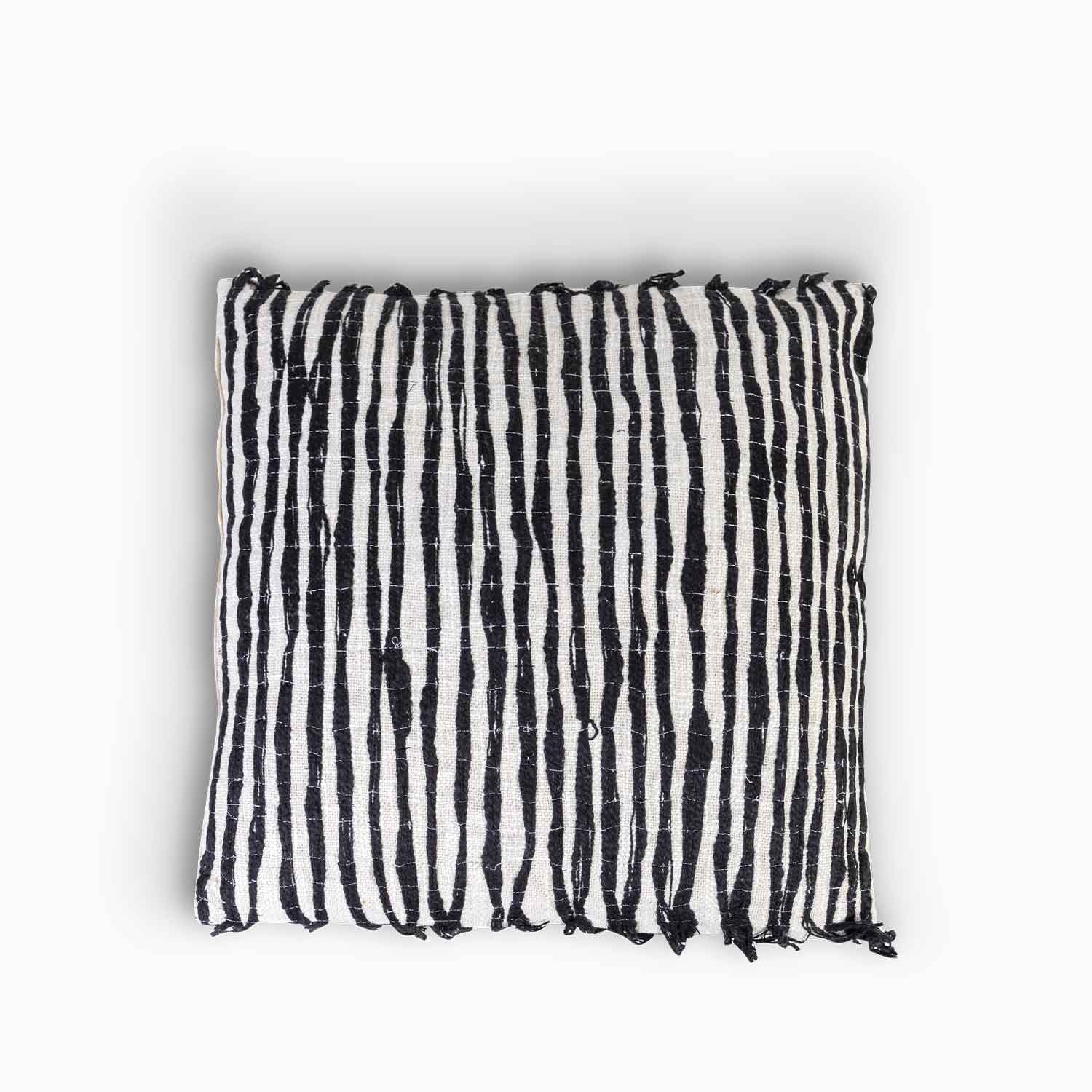 Cojin Rayas Negras 45X45Cm|Ambiente Living