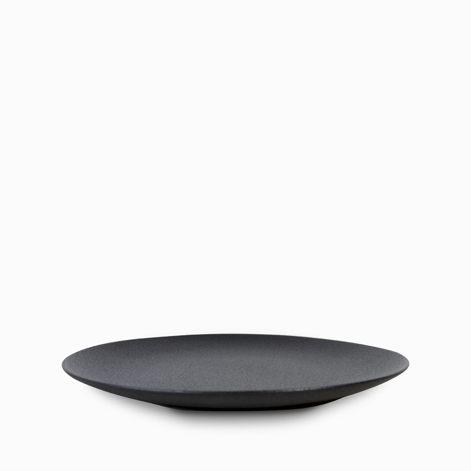 Plato Base Negro Mate 30 Cm|Ambiente Gourmet