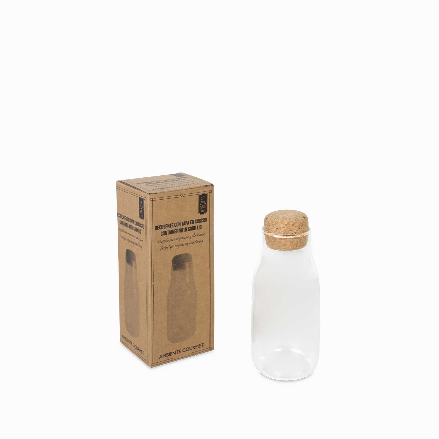 Recipiente Con Tapa En Corcho 19Cm|Ambiente Gourmet
