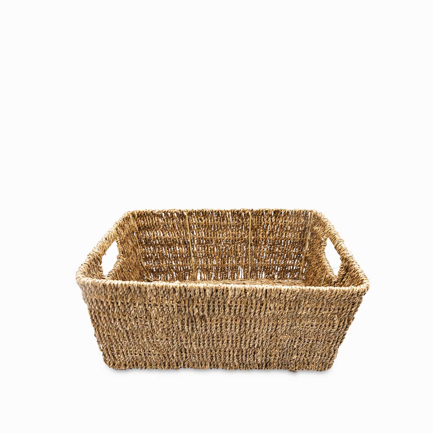 Canasta Rectangular En Fibra Natural 40X27Cm|Ambiente Living