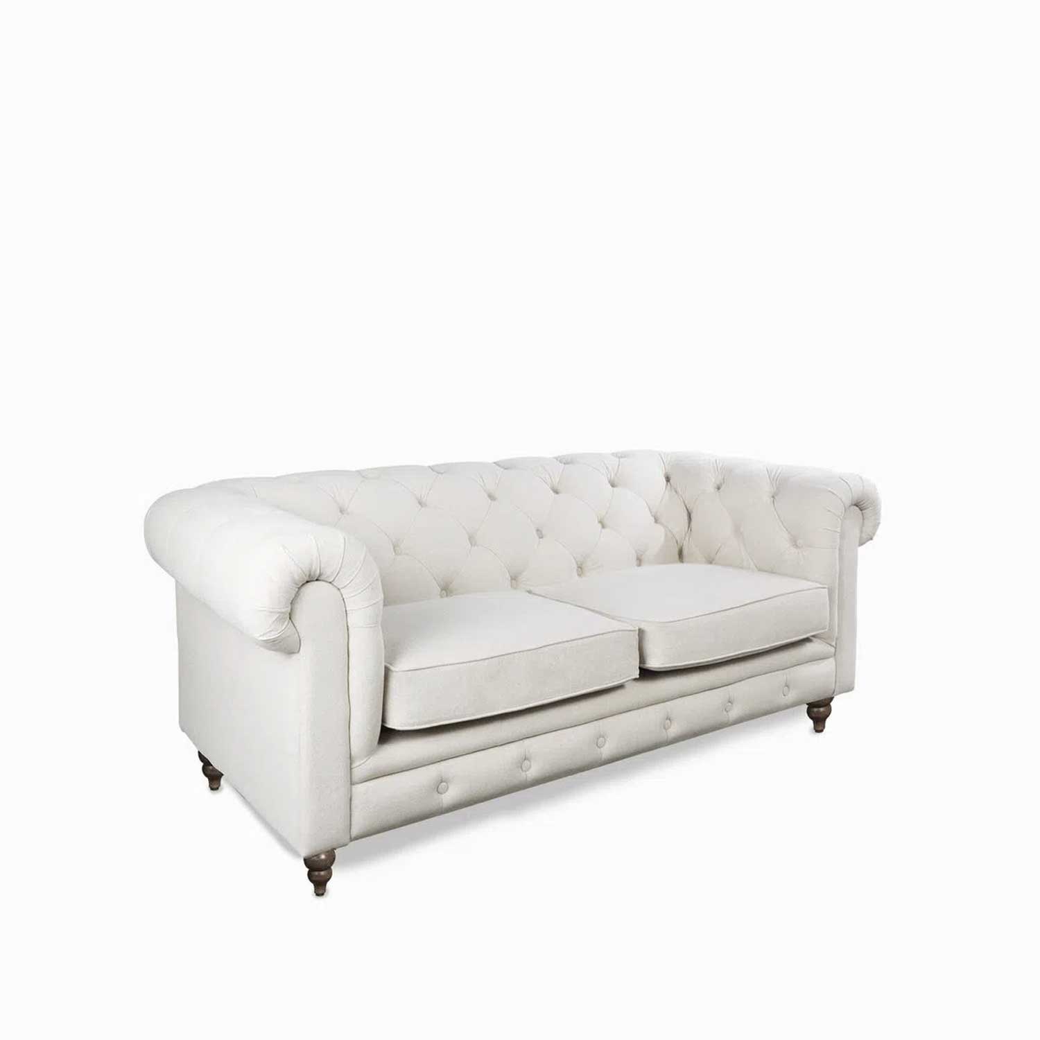 Sofá Lino 2 Puestos capitoneado | Ambiente Living