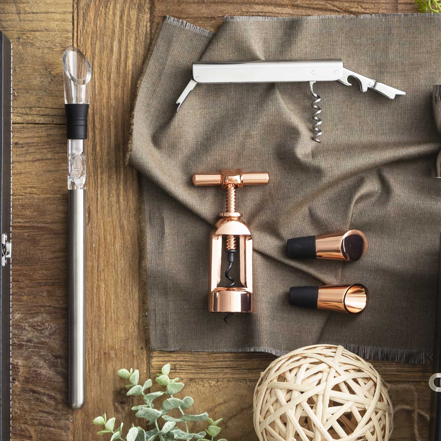 Sacacorchos Amadeo Copper|Ambiente Gourmet